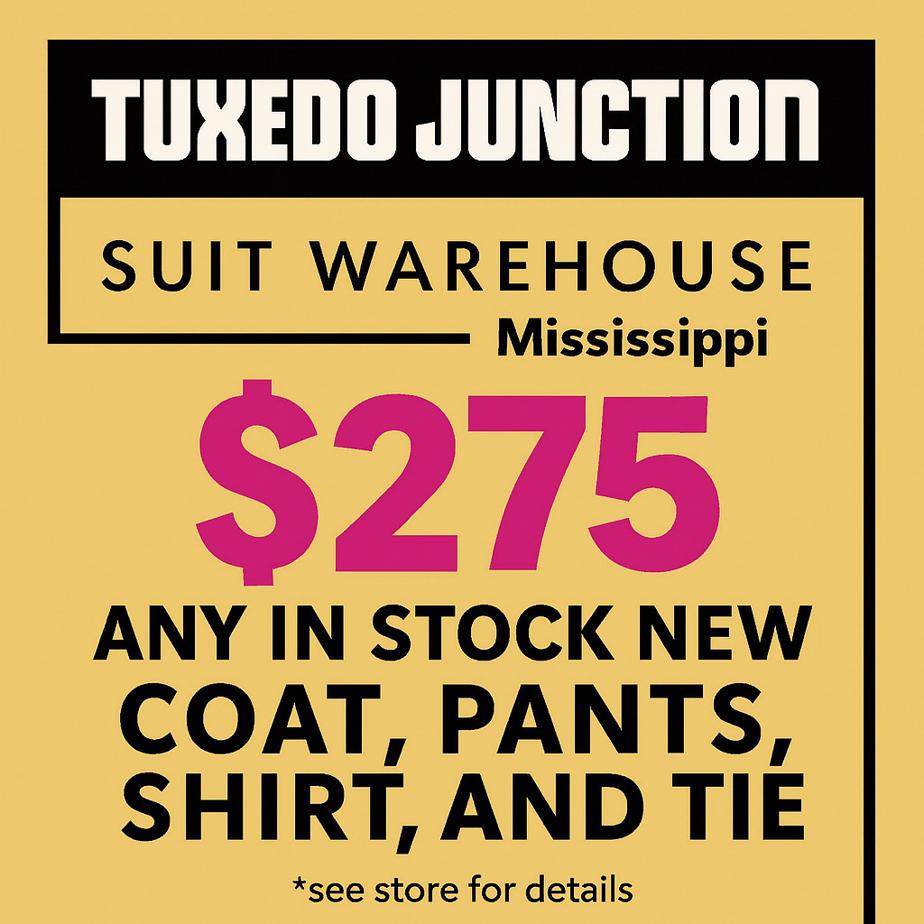 Tuxedo Junction Flowood & Ridgeland, MS Suits And Men's Formalwear ...